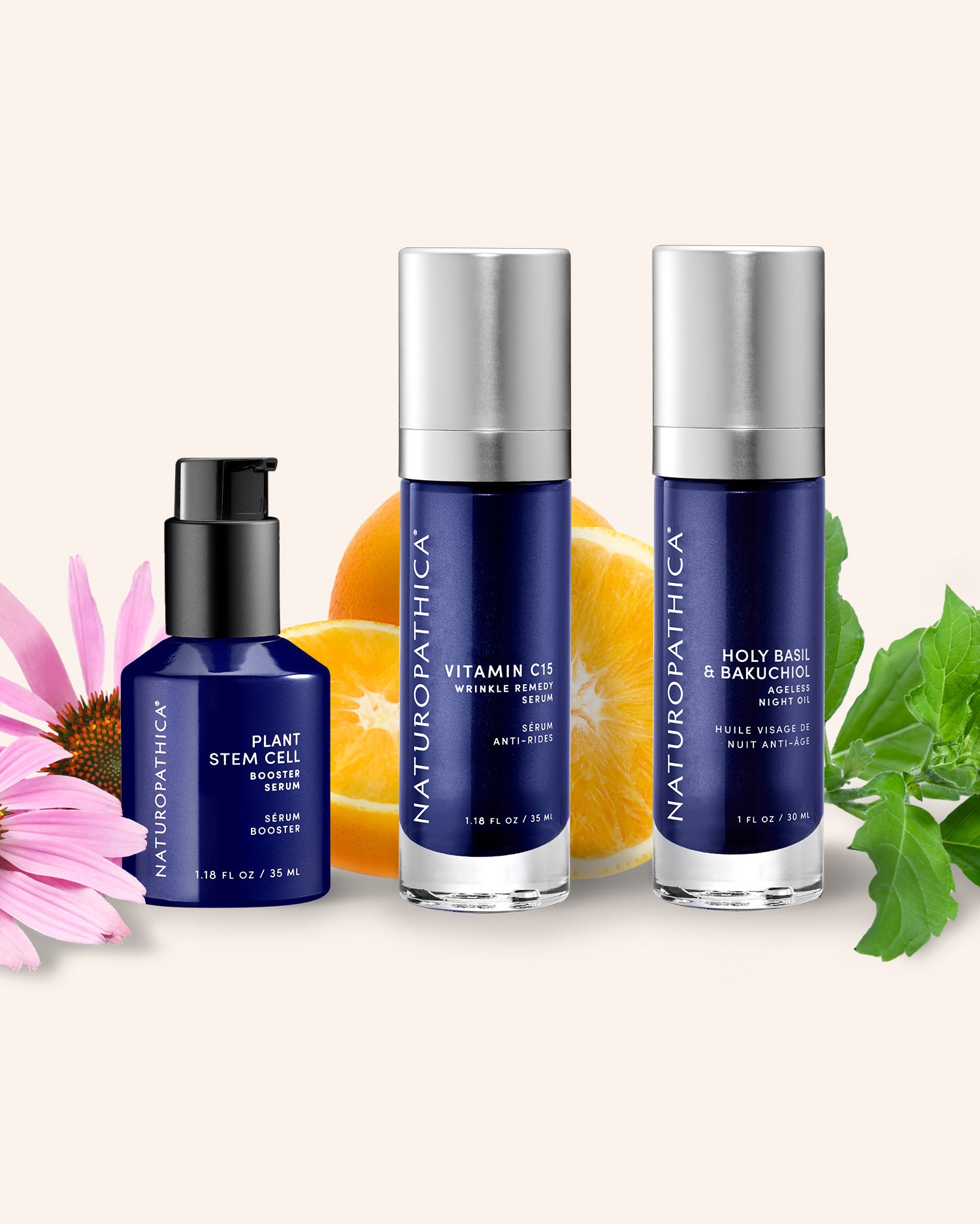 Anti-Oxidant Rich Power Serums Trio | Naturopathica