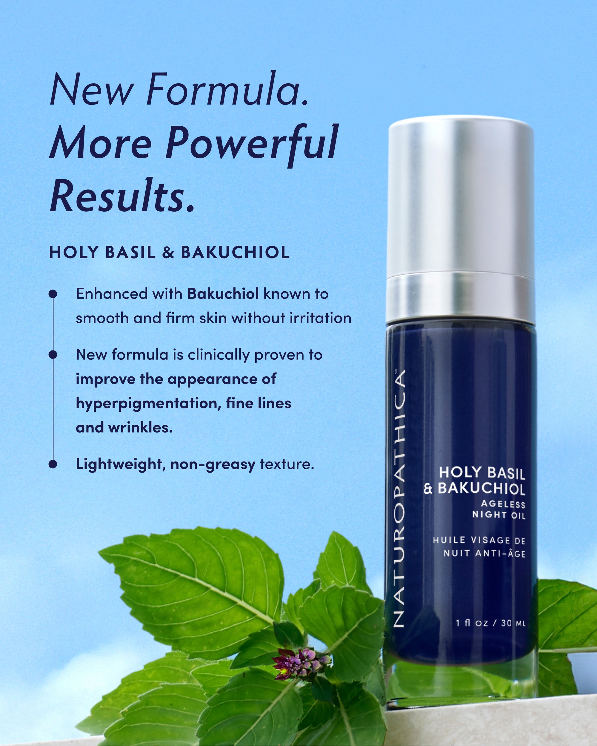 Retinol Night Face Oil for Aging Skin | Naturopathica